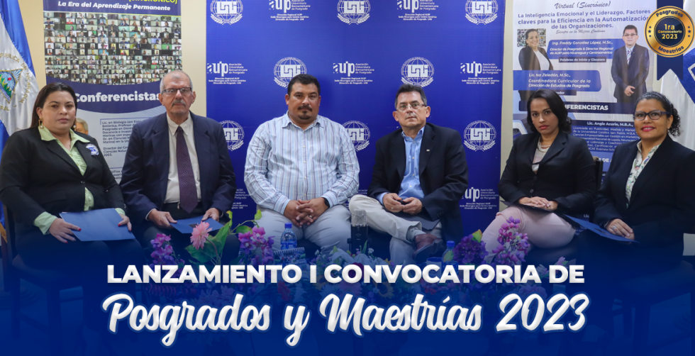 Lanzamiento de Programas de Posgrados y Maestrías: 1ra Convocatoria ...